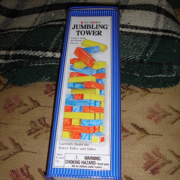 Toys | Rainbow Tumbling Tower Jenga | Poshmark